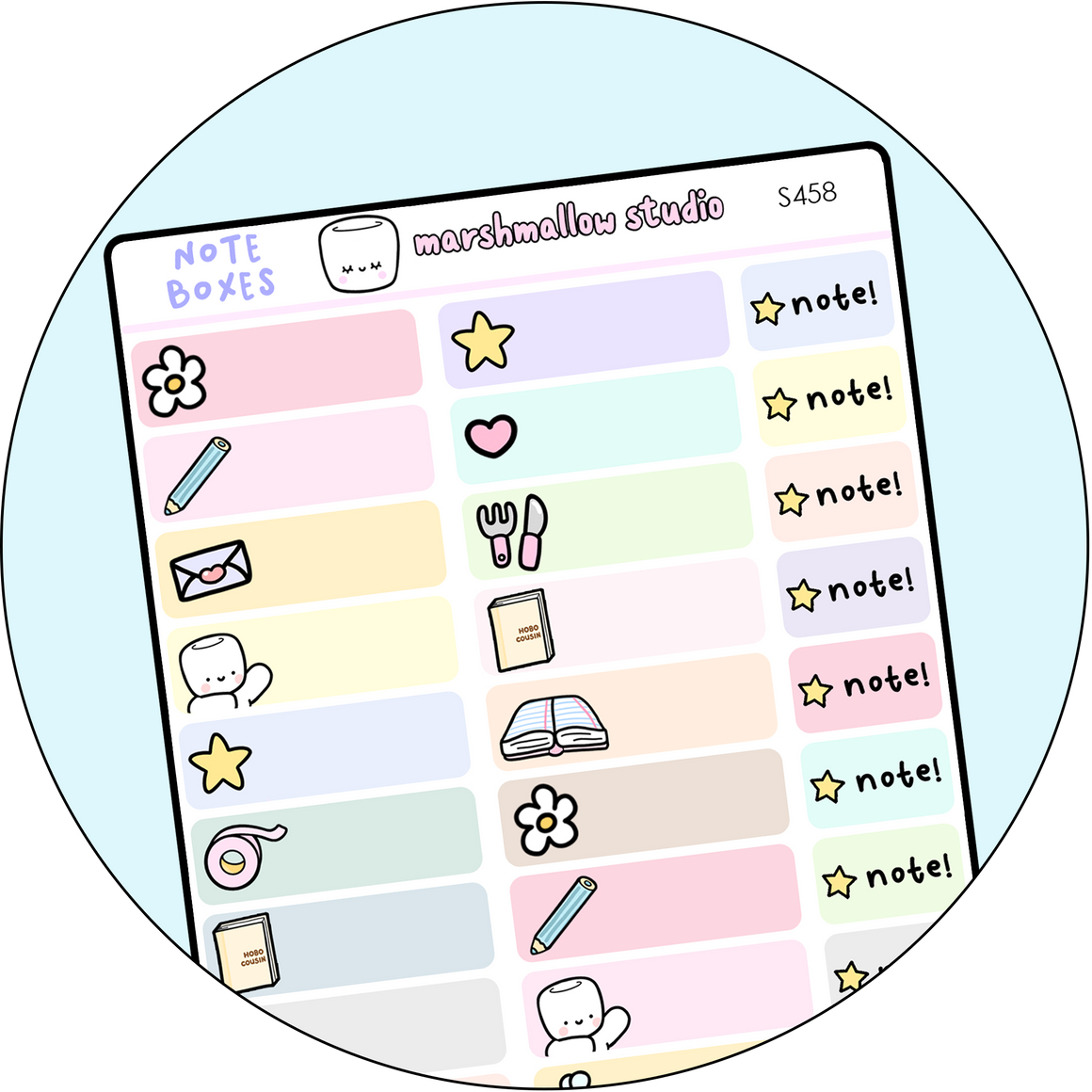 Marshmallow Studio Australian Planner Stickers in Australia Worldwide ...