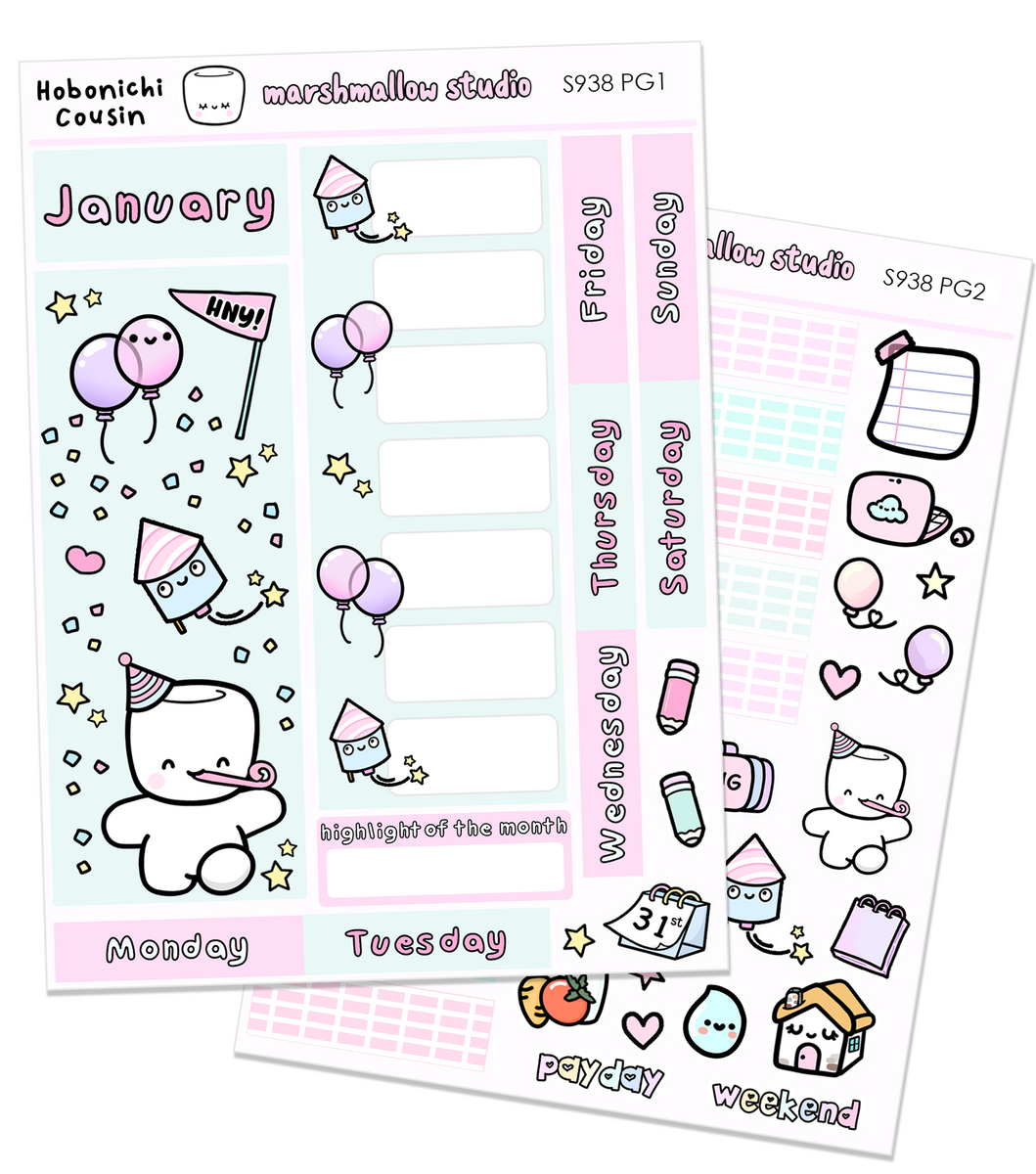 MONTHLY STICKER KITS