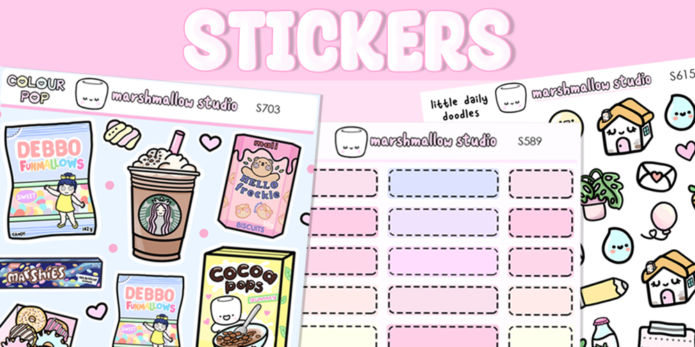 Marshmallow Studio Australian Planner Stickers in Australia Worldwide ...