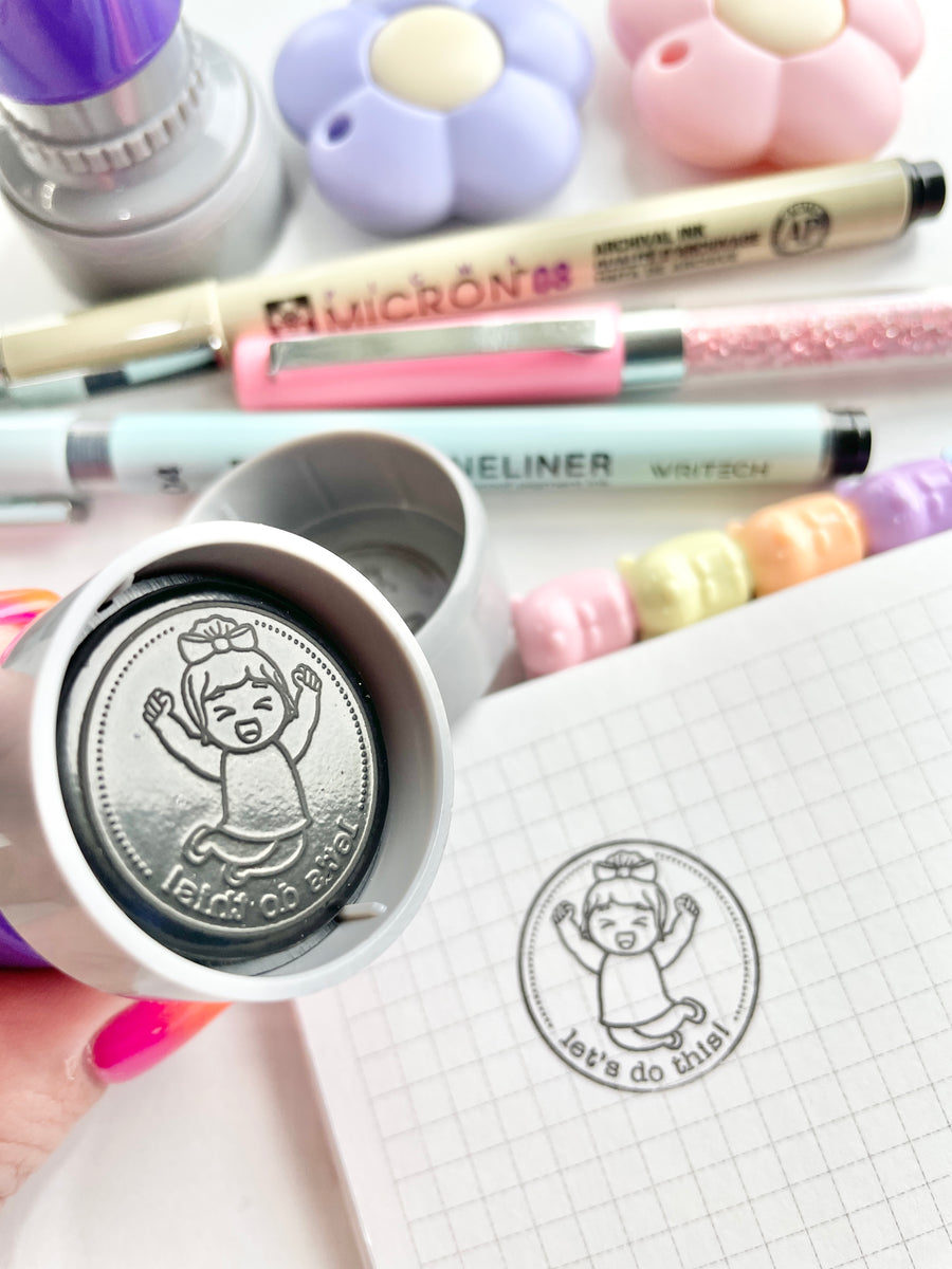 SELF INKING STAMP - LET’S DO THIS!
