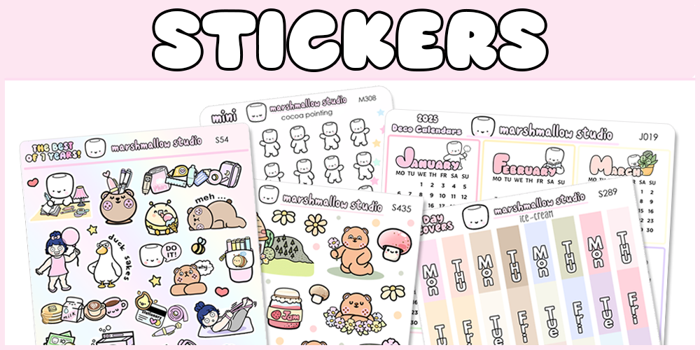 Marshmallow Studio Australian Planner Stickers in Australia Worldwide ...