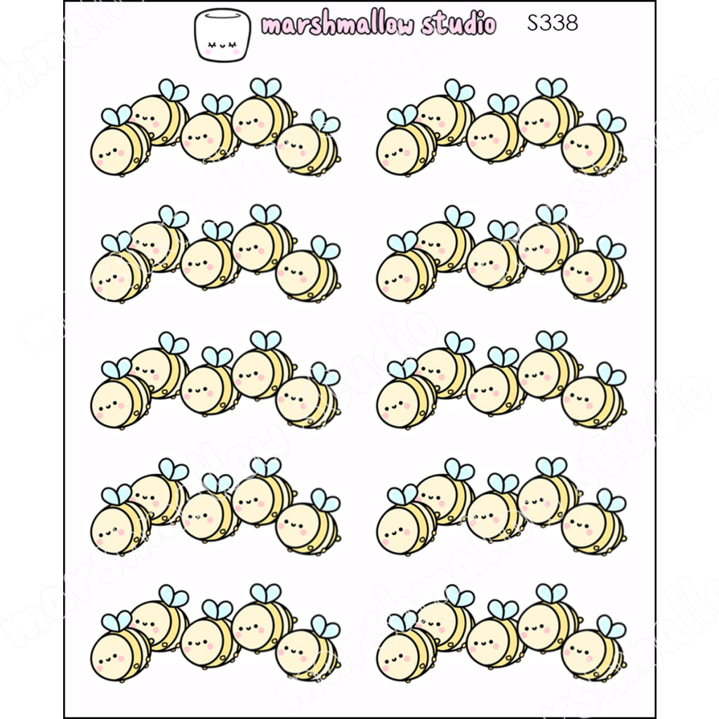 BEE BORDERS - PLANNER STICKERS - S338