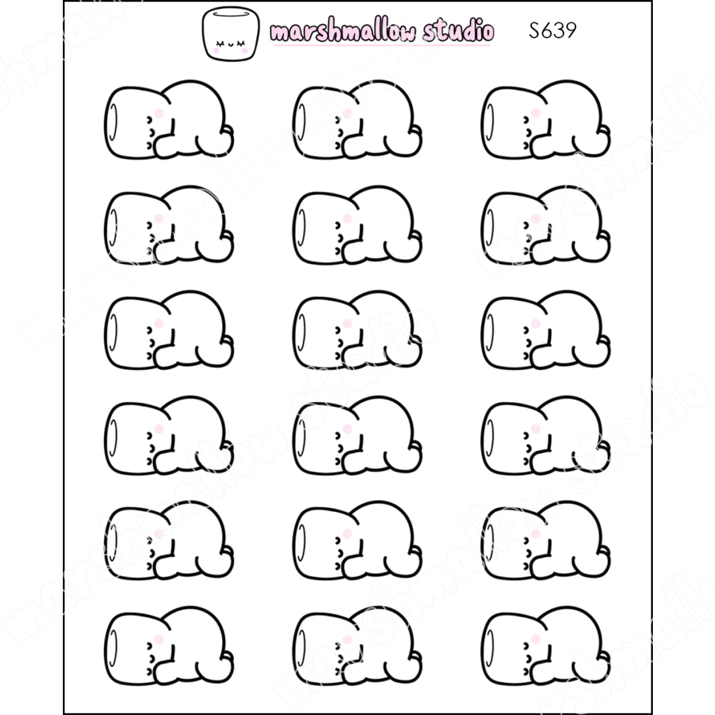 COCOA NAPS - PLANNER STICKERS - S639