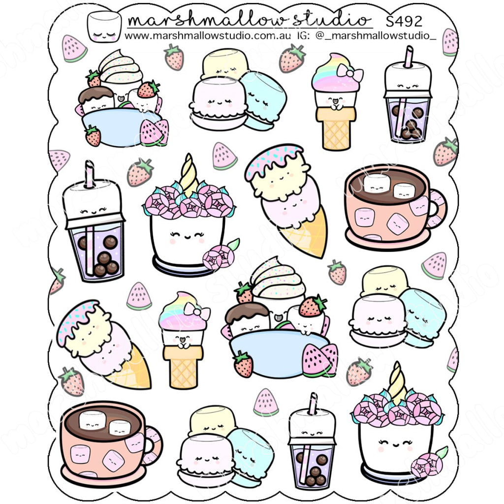 COCOA BUNNY - PLANNER STICKERS - S914