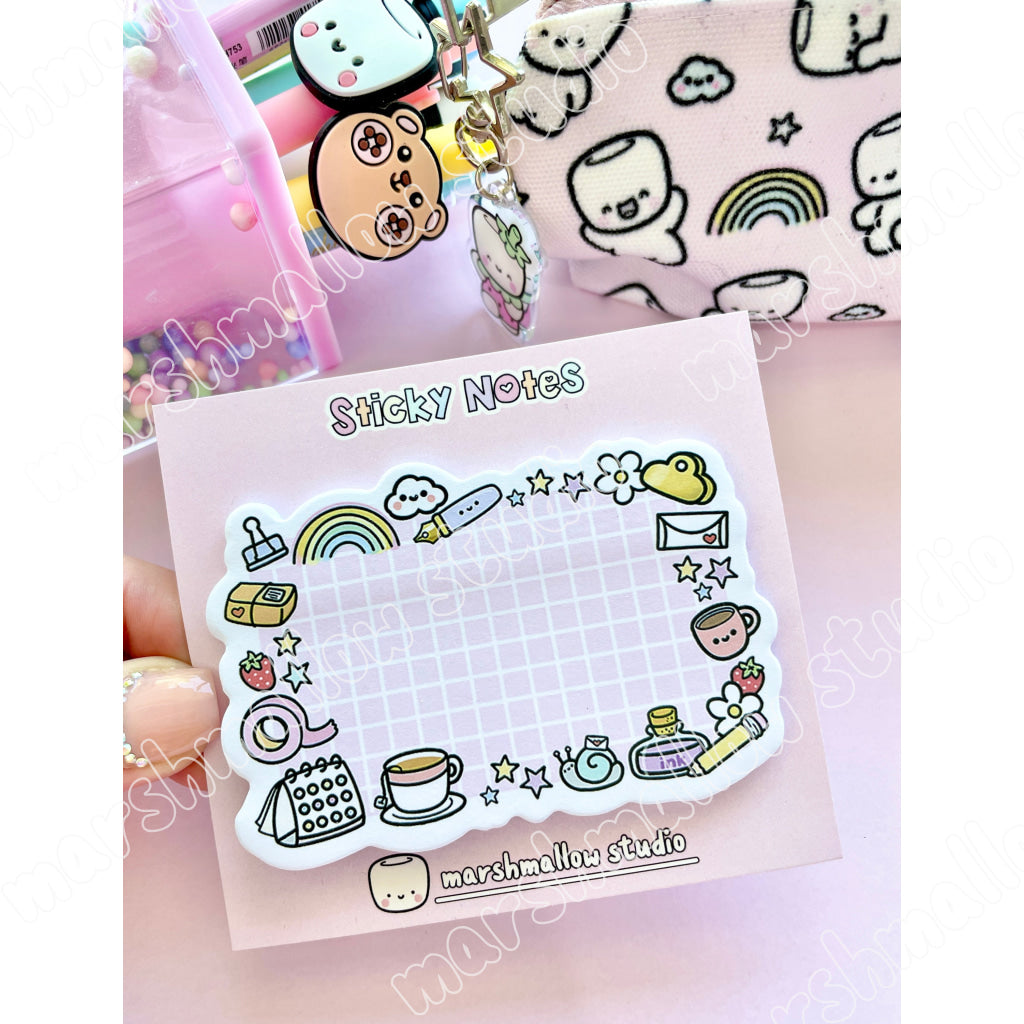 DECORATIVE STICKY NOTES - NAMEPLATE - LIMITED EDITION