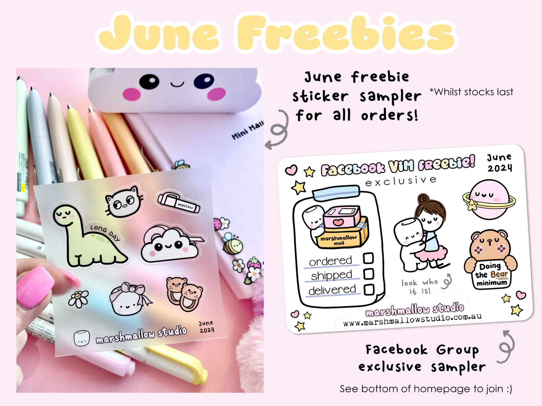 Marshmallow Studio Australian Planner Stickers in Australia Worldwide ...