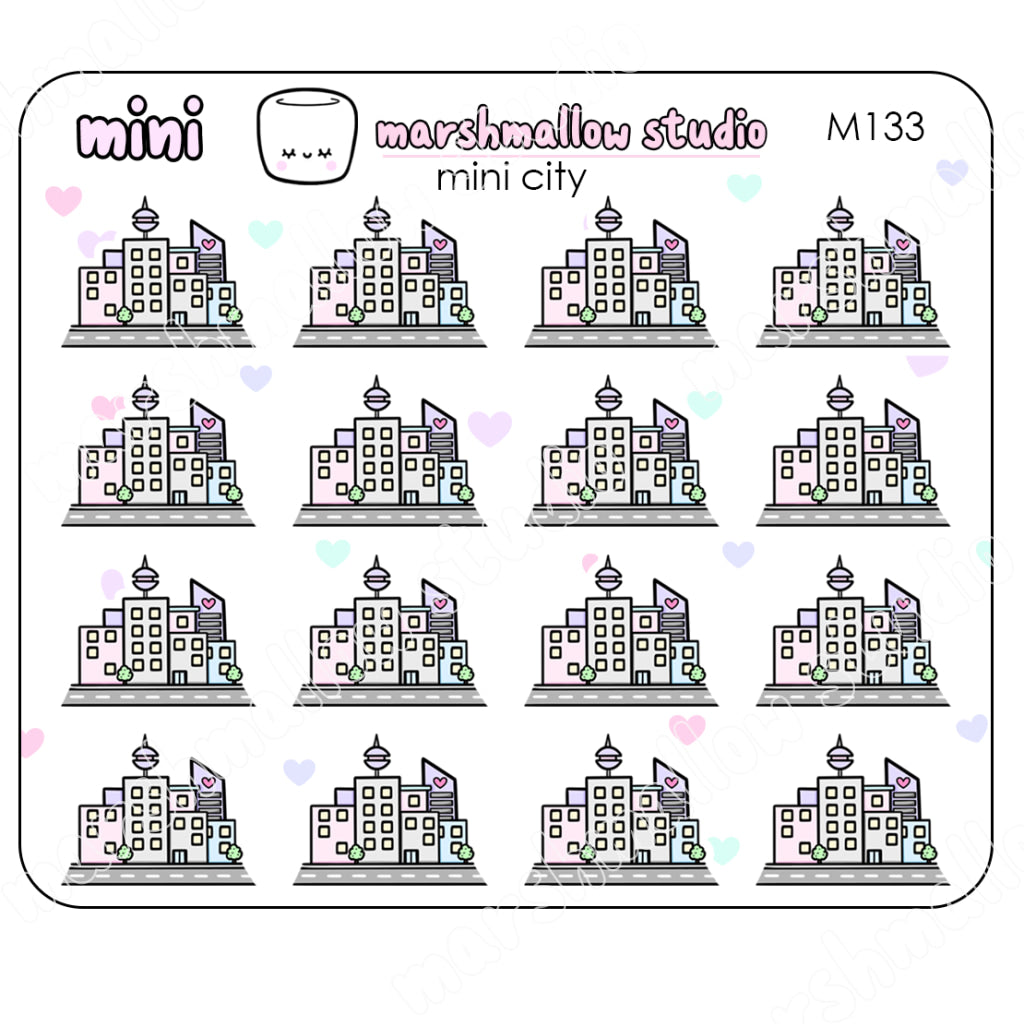 MINI STICKERS - CITY - M133