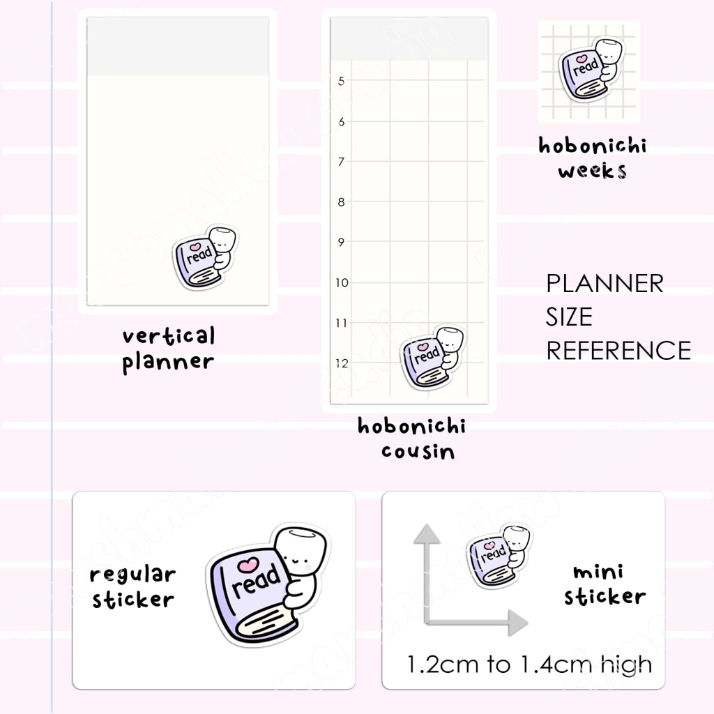 MINI STICKERS - COCOA & SLEEP - PLANNER STICKERS - M176