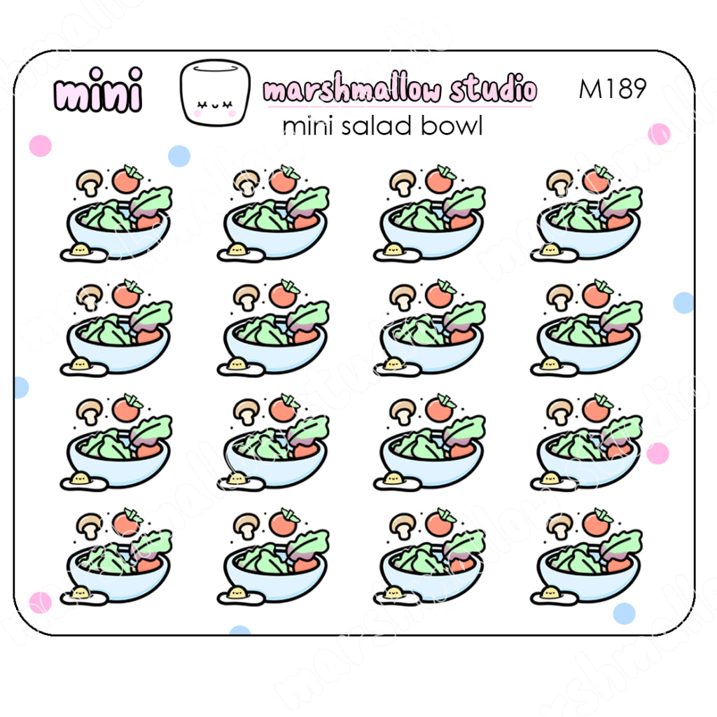MINI STICKERS - SALAD BOWL - M189