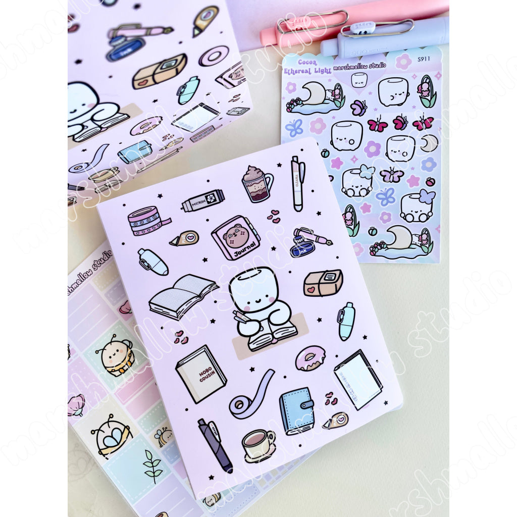 STICKER ALBUMS - COCOA PLANNER DESK - REGULAR & LARGE