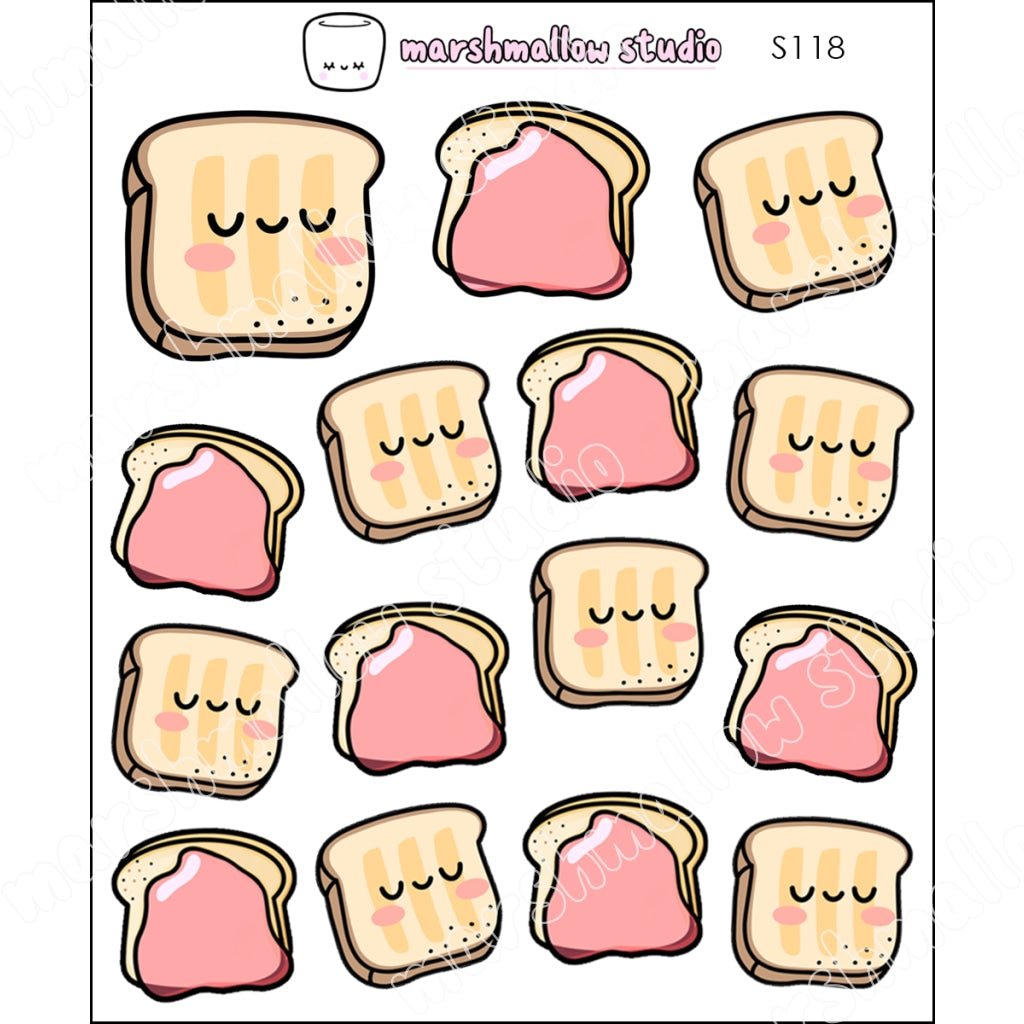 JUST TOAST - STICKERS - S118