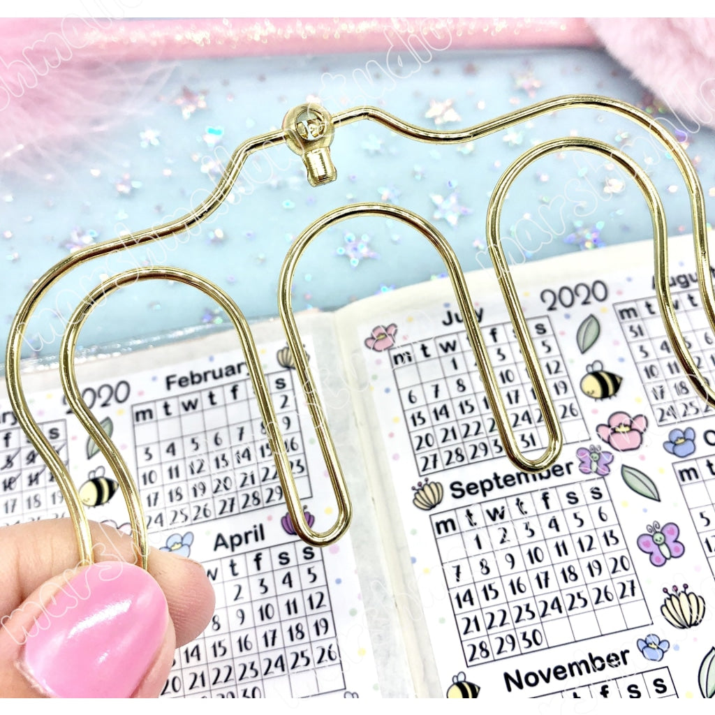 PLAIN GOLD - PAGE HOLDER CLIP - LIMITED EDITION