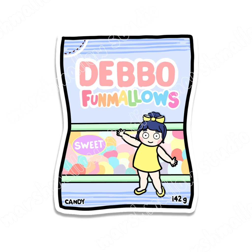 STICKER FLAKE - DEBBO FUNMALLOWS - F244